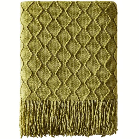 Bedding | Textured Knit Throw Blanket | Poshmark